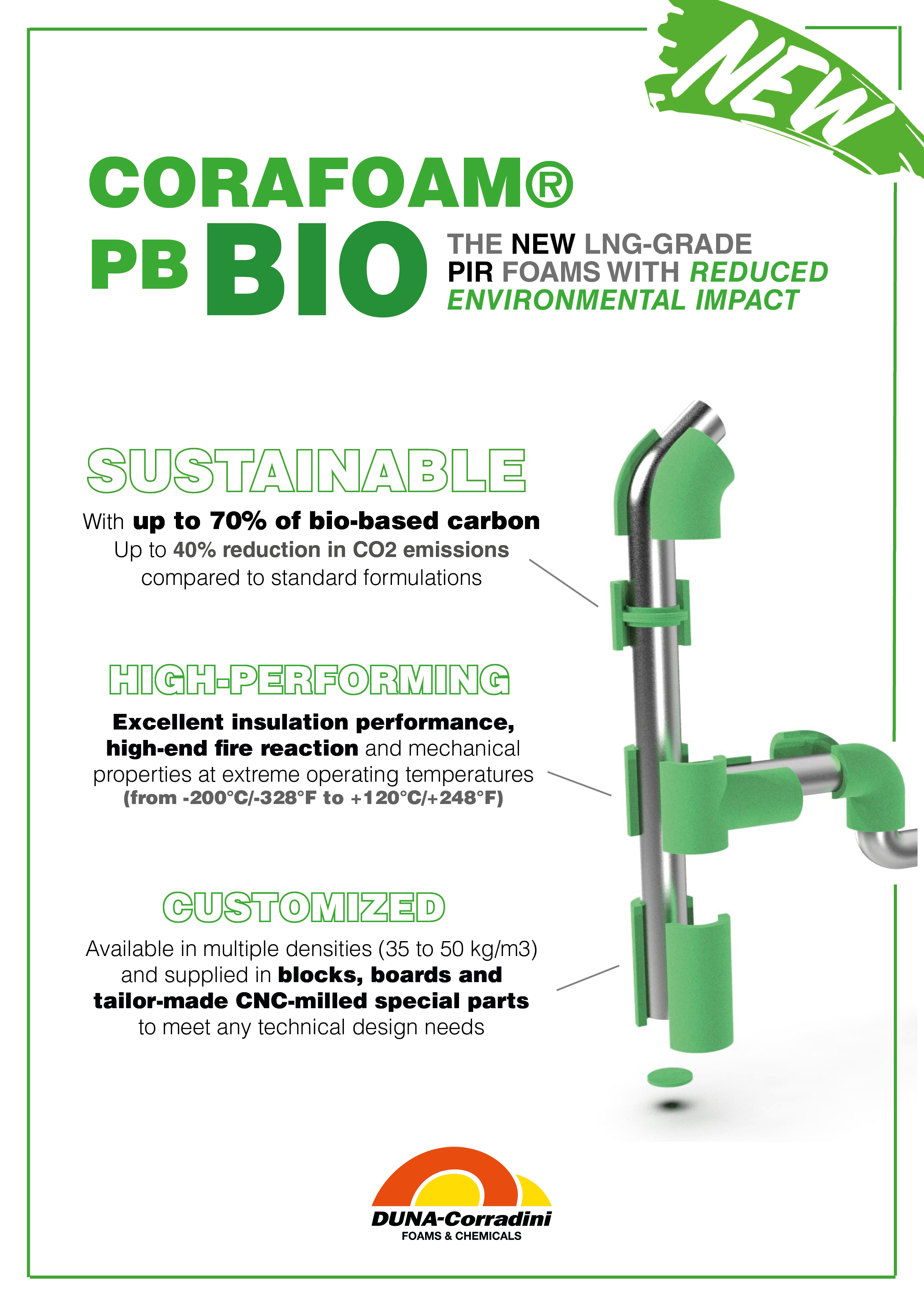 CORAFOAM® FOAMS CRYOGENIC APPLICATIONS